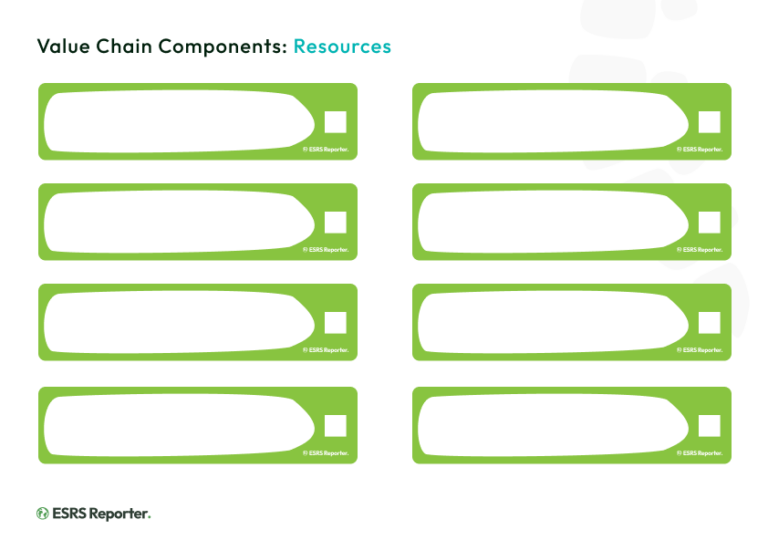 Value Chain Mapping - ESRS Reporter